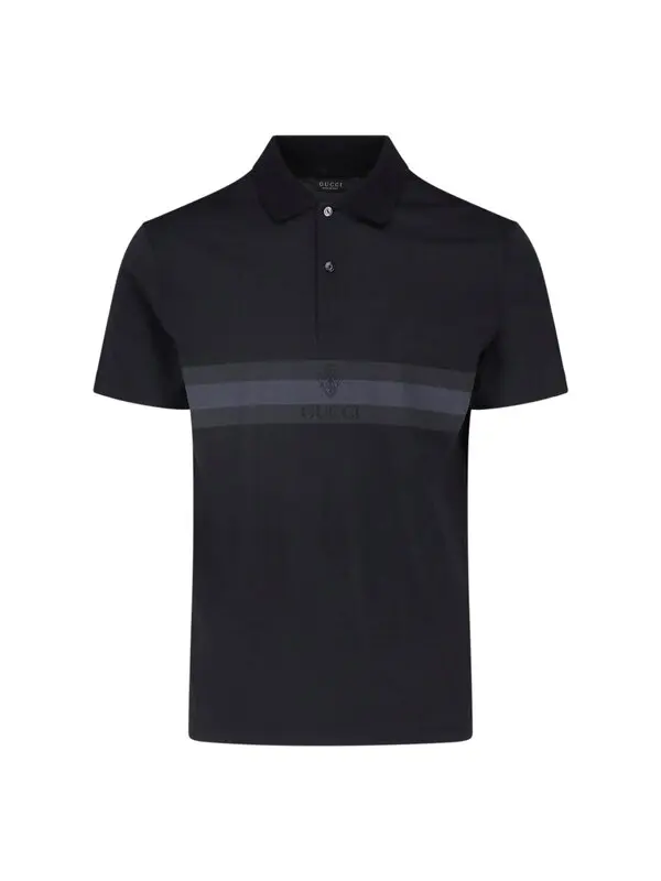Gucci Cotton Jersey Polo - Black