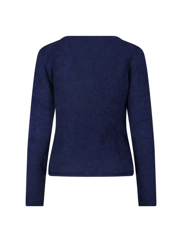 Aspesi Mohair And Wool Sweater - Blue