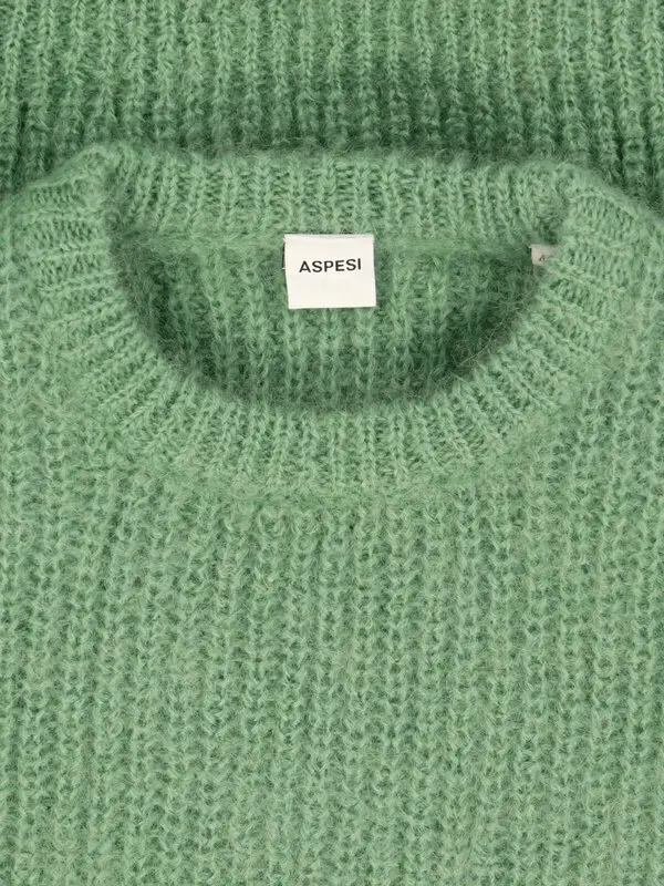 Aspesi Mohair And Wool Sweater - Green