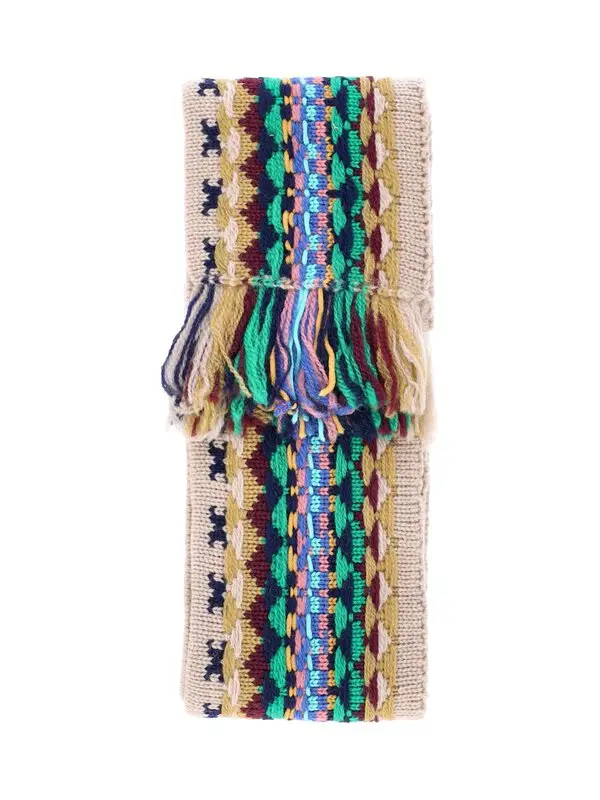 Dries Van Noten Jacquard Wool Scarf