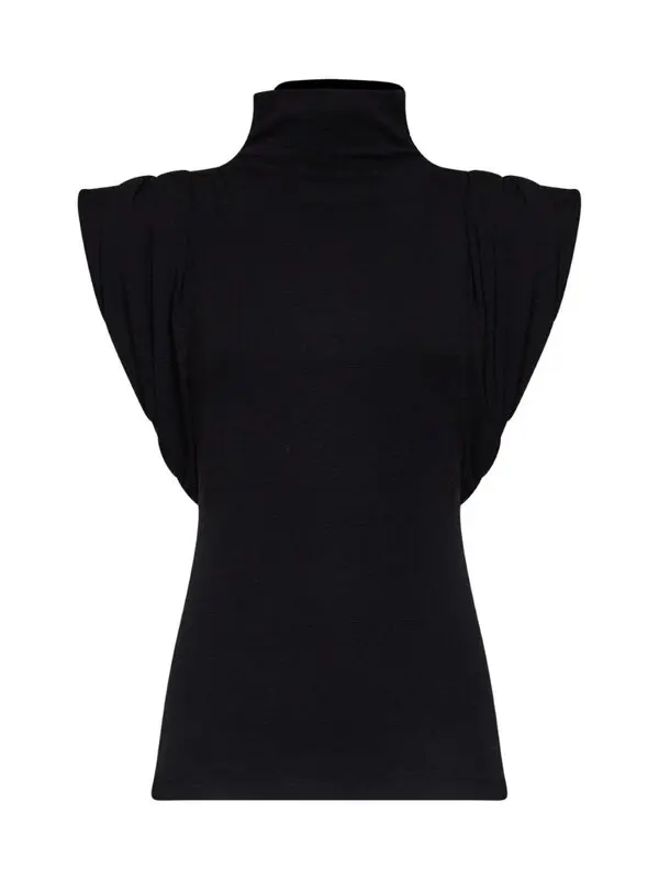 MUGLER Draped Top
