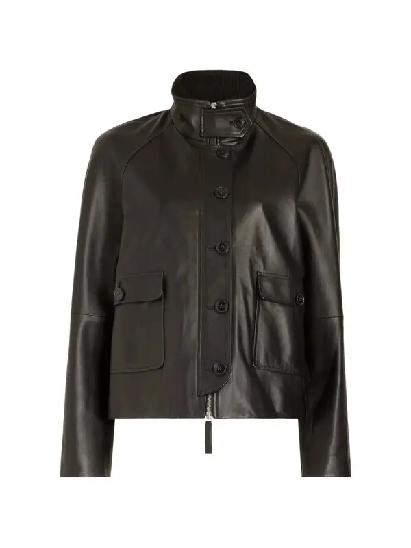 Proenza Schouler White Label Gio Jacket In Lightweight Leather