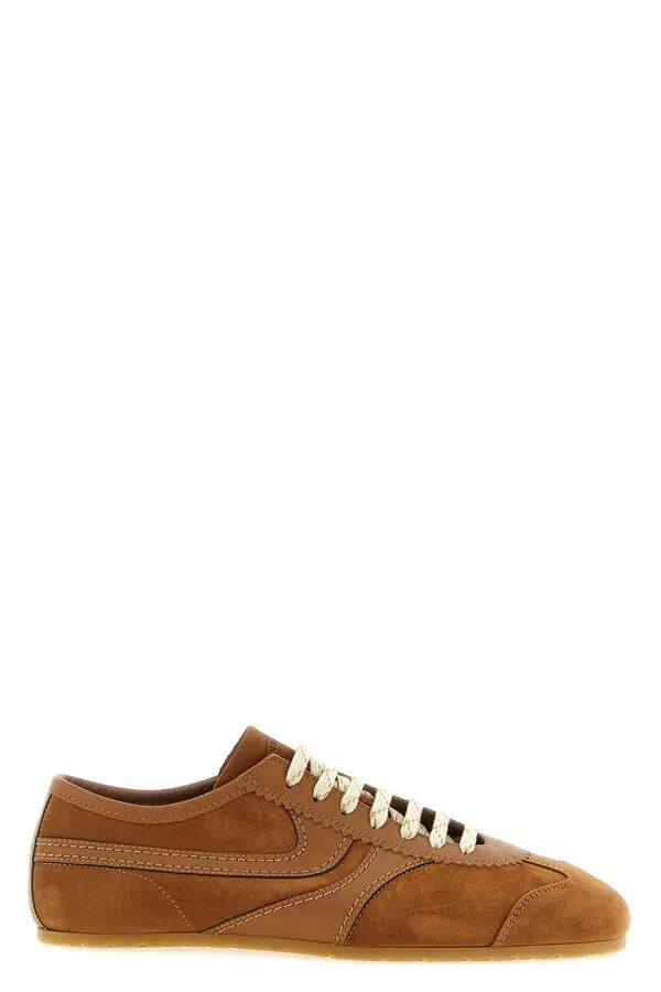 Dries Van Noten Suede Sneakers - Beige