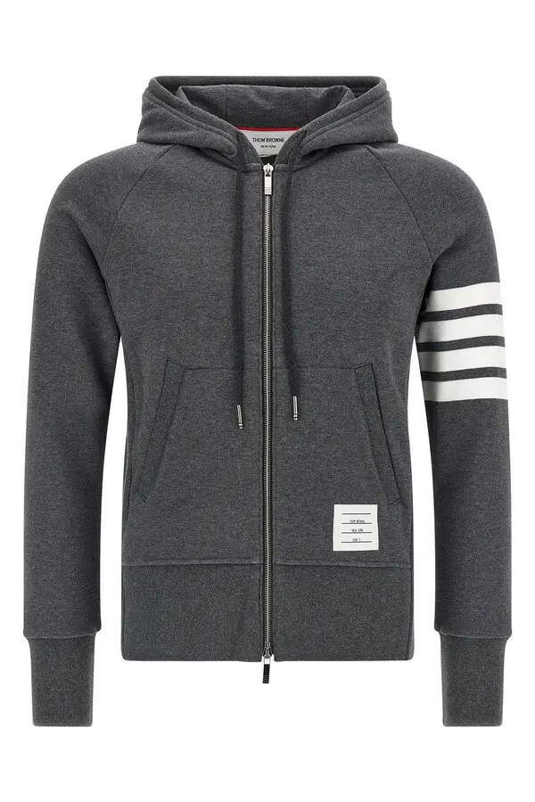 Thom Browne 4bar' Hoodie - Gray