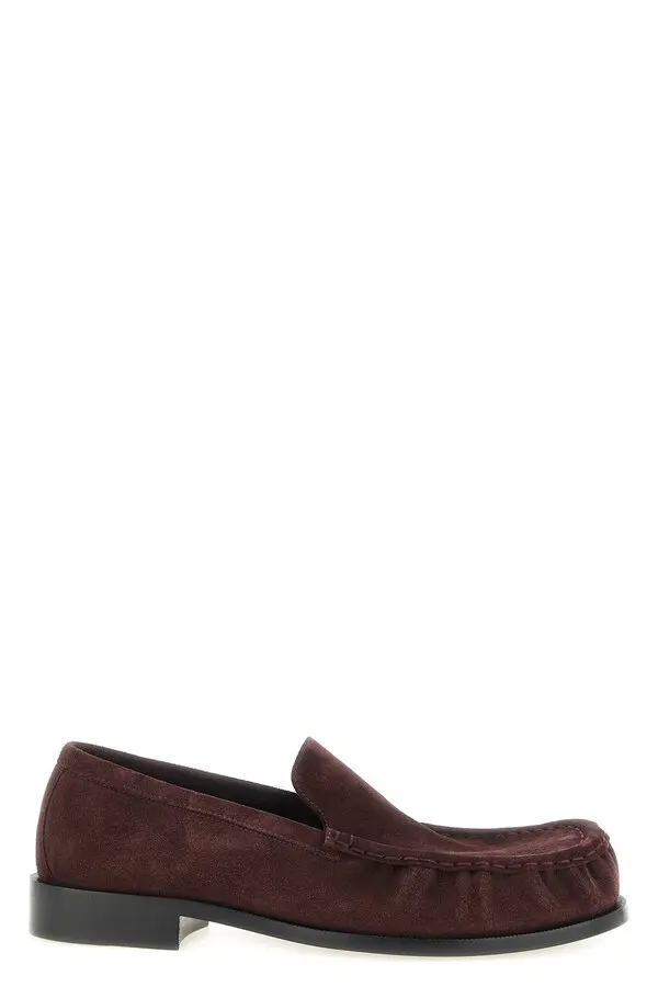 Dries Van Noten Suede Loafers - Bordeaux