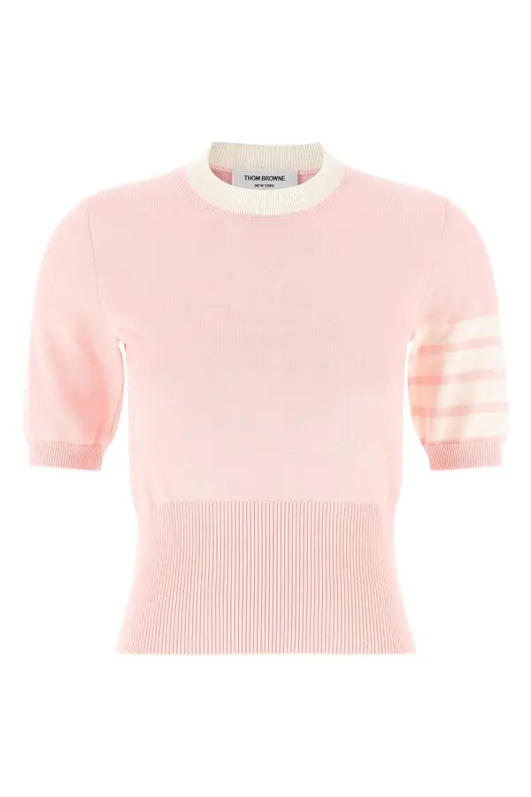 Thom Browne Hector' T-shirt - Pink
