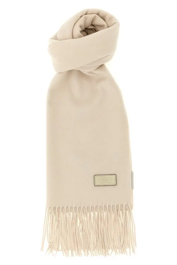 Agnona Silk And Cashmere Scarf - Beige