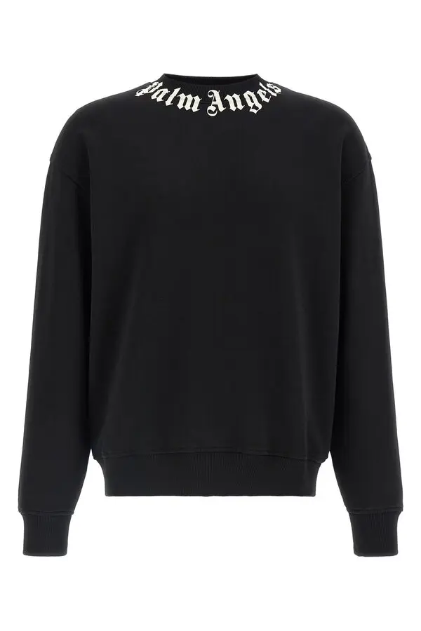 Palm Angels Logo Sweatshirt - Black