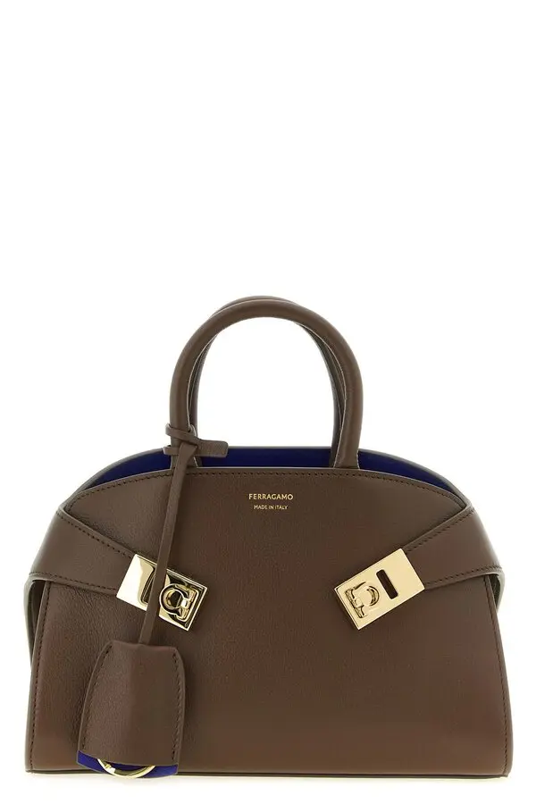 FERRAGAMO Hug Bicolor Handbag