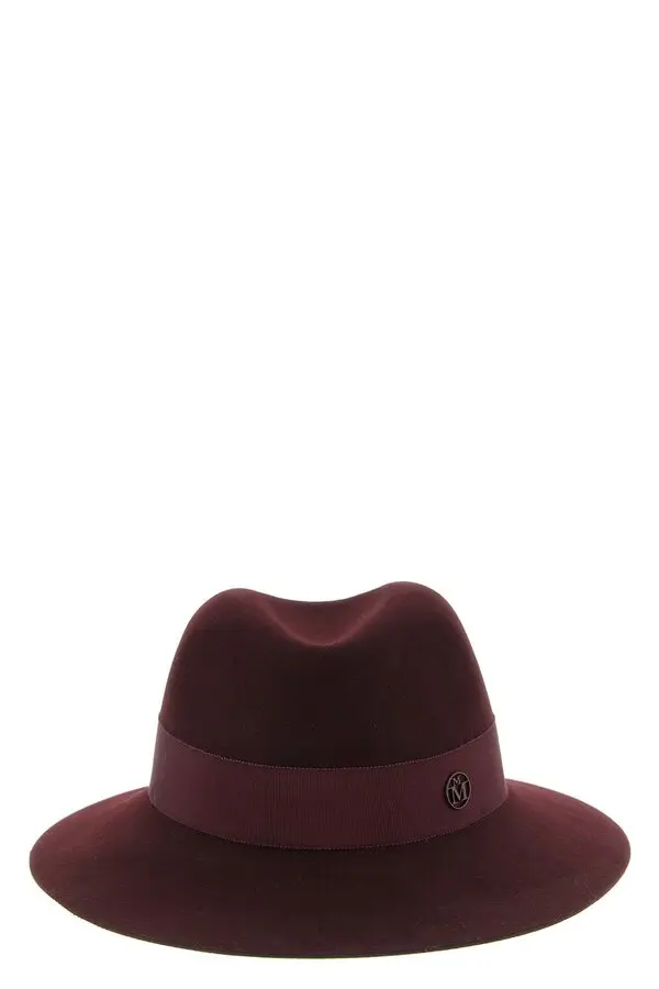 MAISON MICHEL Henrietta' Hat - Bordeaux