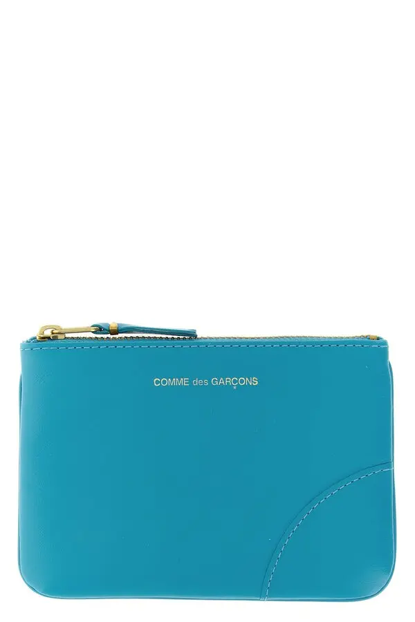 Comme Des Garçons Classic Leather Line' Card Holder - Light Blue