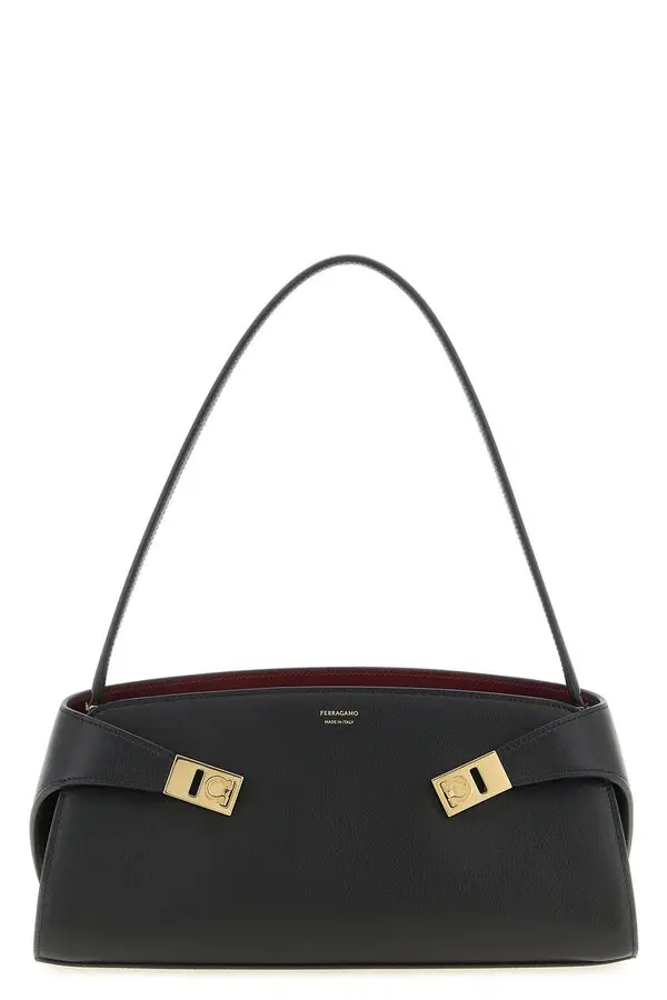 FERRAGAMO Hug East-west" Shoulder Bag - Black