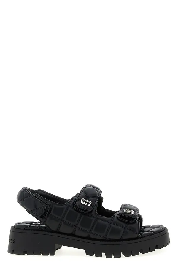 Marc Jacobs The Quilted Sunny' Sandals - Black