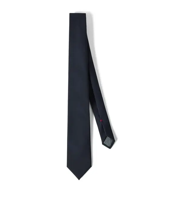 Brunello Cucinelli Virgin Wool Tie - Blue