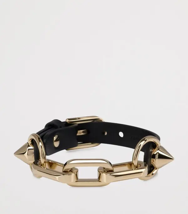 CHRISTIAN LOUBOUTIN Eva Leather Bracelet