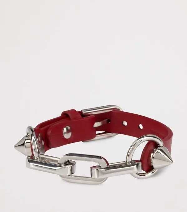 CHRISTIAN LOUBOUTIN Eva Leather Bracelet