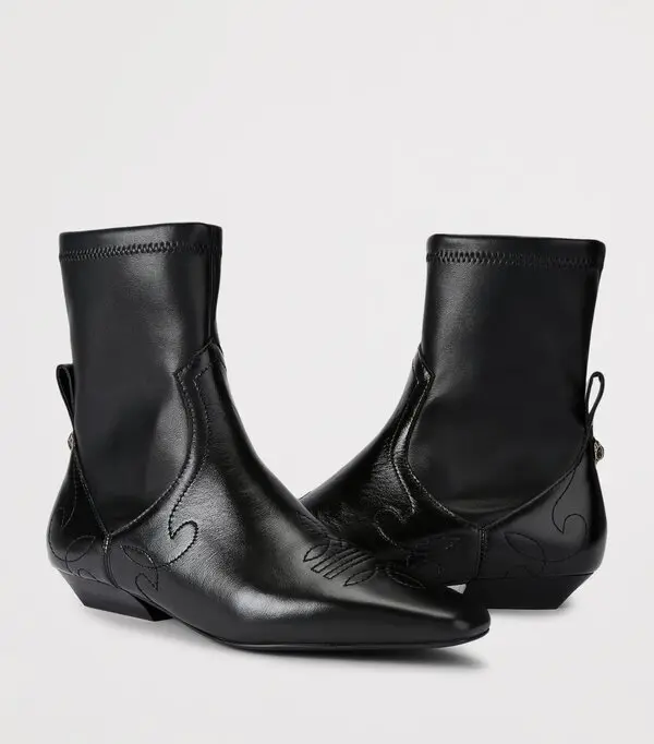 Kurt Geiger Leather Arizona Ankle Boots