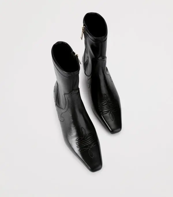 Kurt Geiger Leather Arizona Ankle Boots