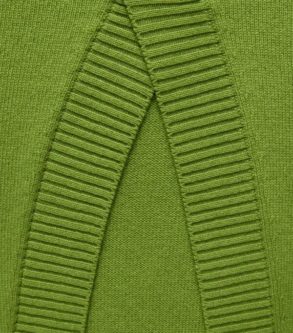 Eskandar Cashmere Plunge-neck Sweater Vest
