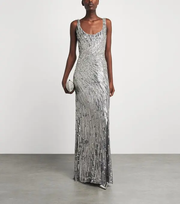Jenny Packham Embellished Sola Gown