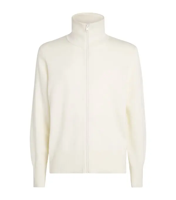 Sandro Wool Zip-up Cardigan
