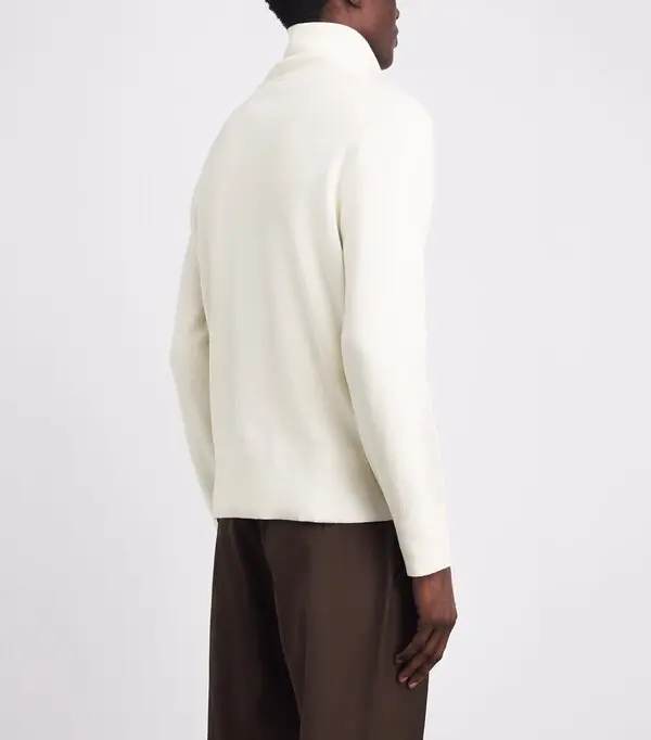 Sandro Wool Zip-up Cardigan