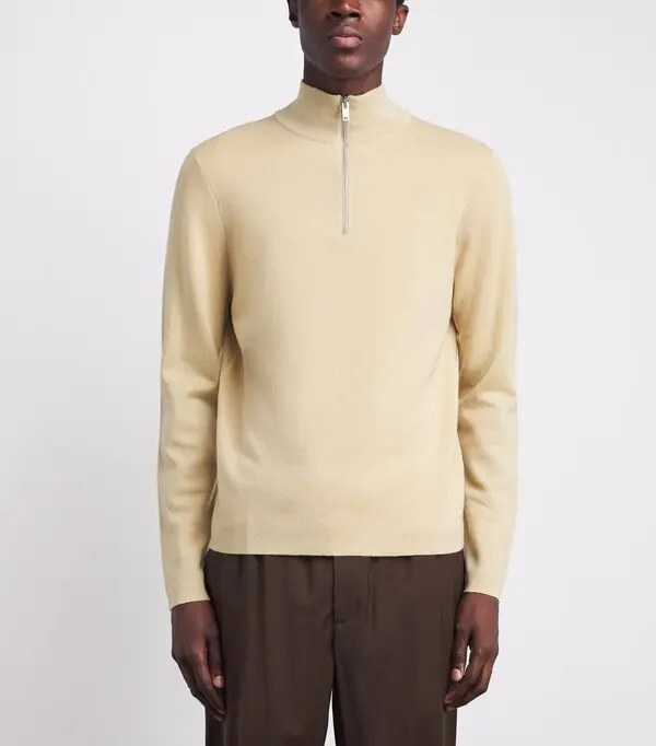 Sandro Wool Half-zip Sweater