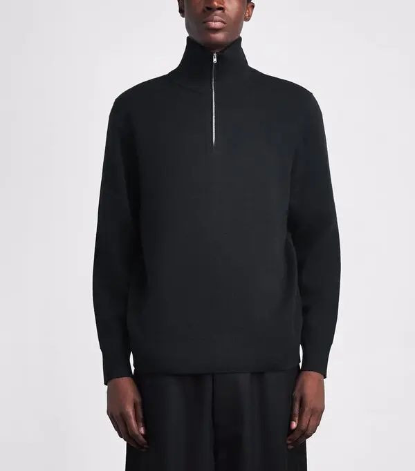 Sandro Wool Half-zip Sweater