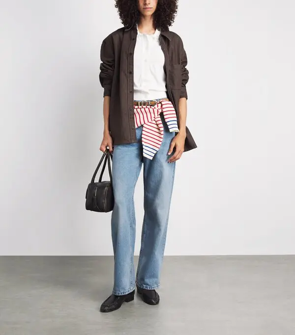 Claudie Pierlot Suede Mixed-metal Buckle Belt