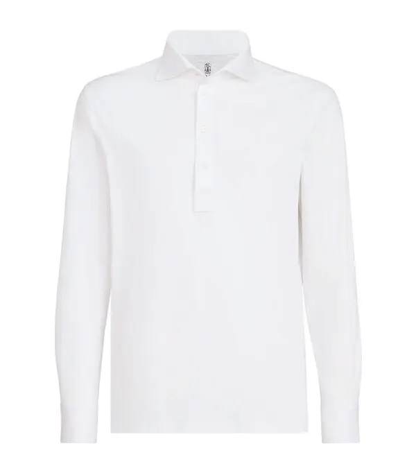 Brunello Cucinelli Cotton Jersey Polo Shirt
