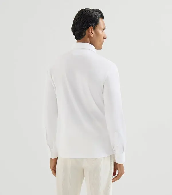 Brunello Cucinelli Cotton Jersey Polo Shirt
