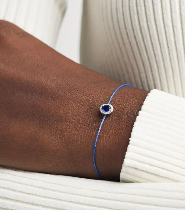 REDLINE White Gold And Sapphire Diva Bracelet