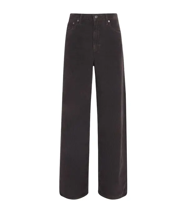 AGOLDE Corduroy Ren High-rise Wide-leg Jeans