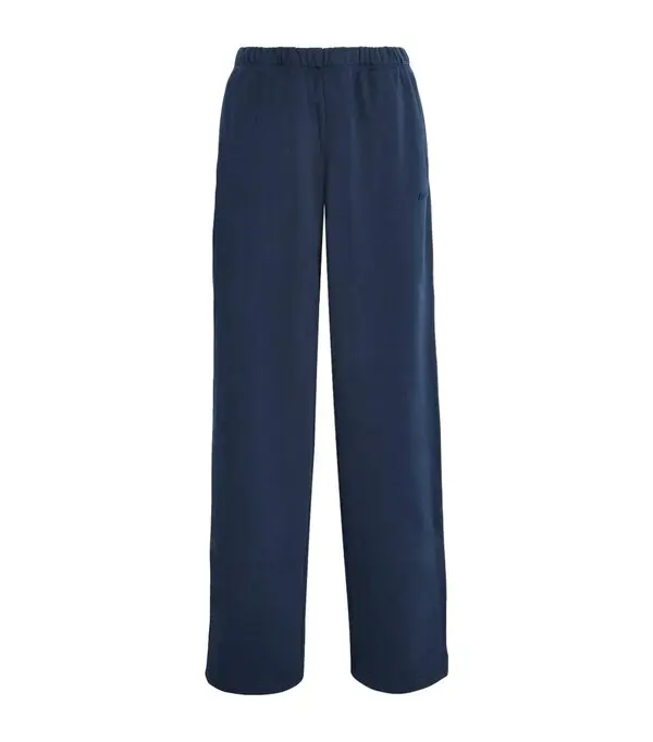 SKIMS Cotton-blend Fleece Straight Sweatpants