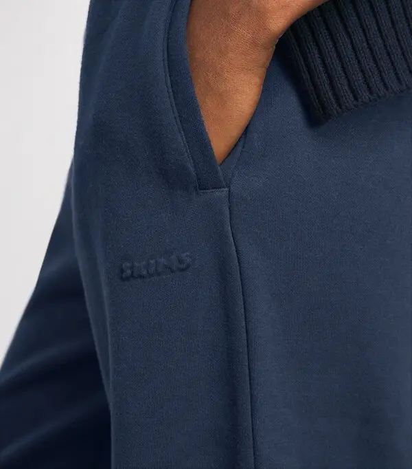 SKIMS Cotton-blend Fleece Straight Sweatpants