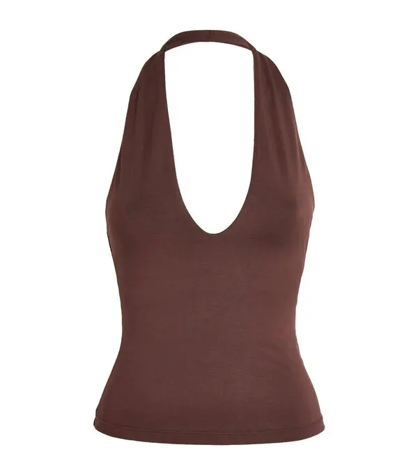 SKIMS Smooth Layers Halterneck Top