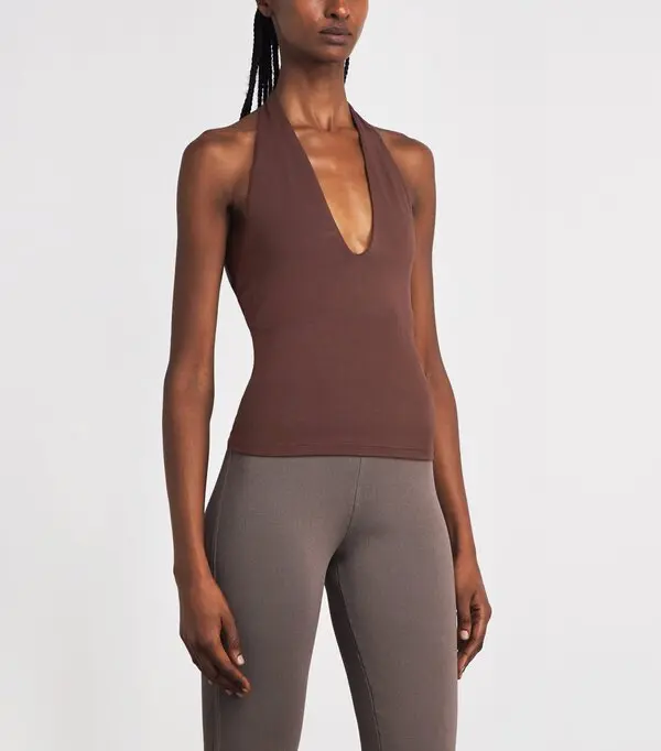 SKIMS Smooth Layers Halterneck Top
