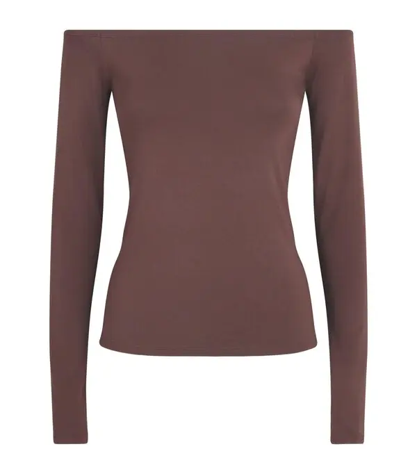 SKIMS Smooth Layers Off-the-shoulder Top