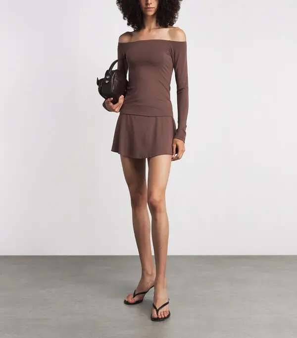 SKIMS Smooth Layers Off-the-shoulder Top