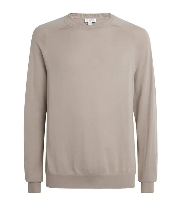 Sunspel Sea Island Cotton-cashmere Sweater