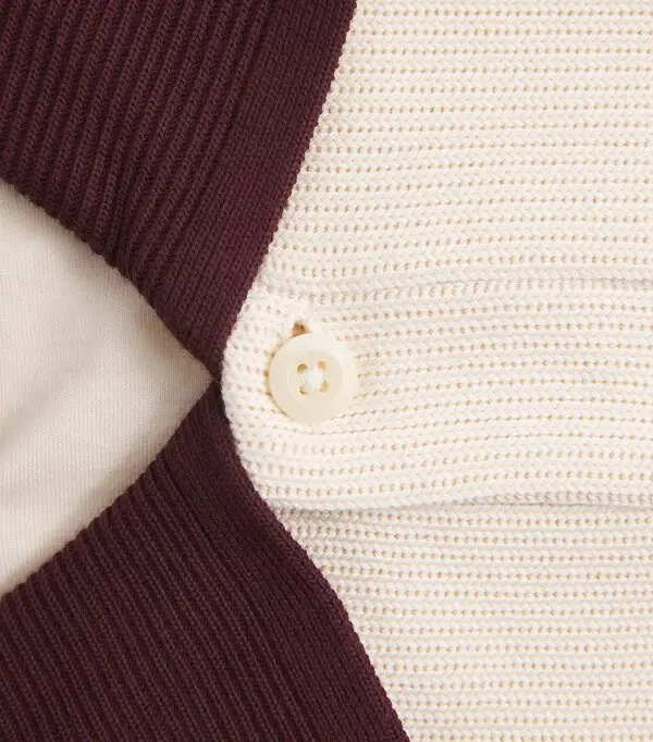 Fred Perry Cotton Logo Polo Sweatshirt