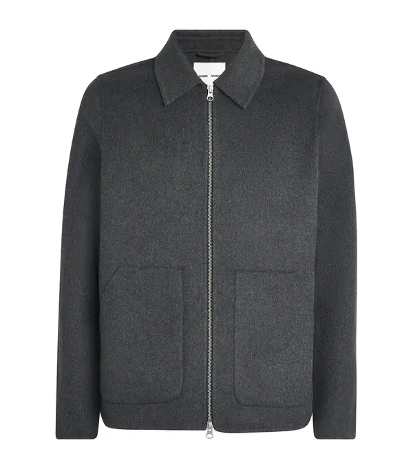 SAMSØE SAMSØE Recycled Wool-blend Sapaulo Overshirt