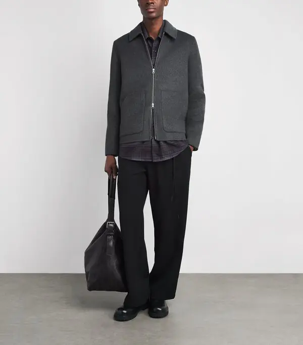 SAMSØE SAMSØE Recycled Wool-blend Sapaulo Overshirt
