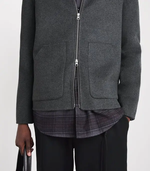 SAMSØE SAMSØE Recycled Wool-blend Sapaulo Overshirt