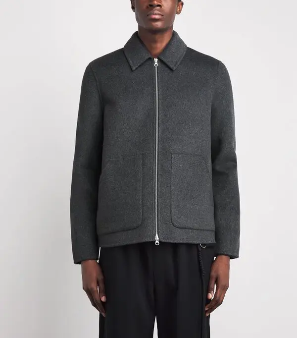 SAMSØE SAMSØE Recycled Wool-blend Sapaulo Overshirt
