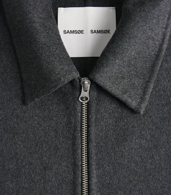 SAMSØE SAMSØE Recycled Wool-blend Sapaulo Overshirt