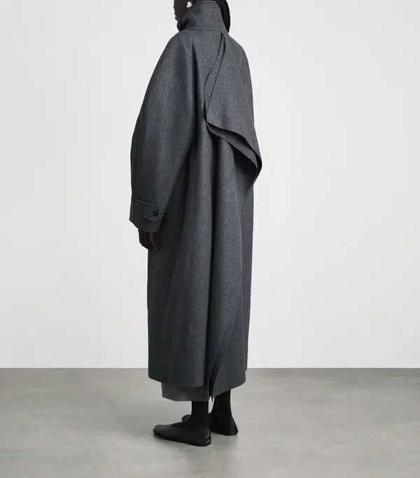 JIL SANDER Wool-blend Oversized Coat