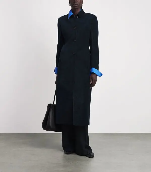 JIL SANDER Chenille Car Coat