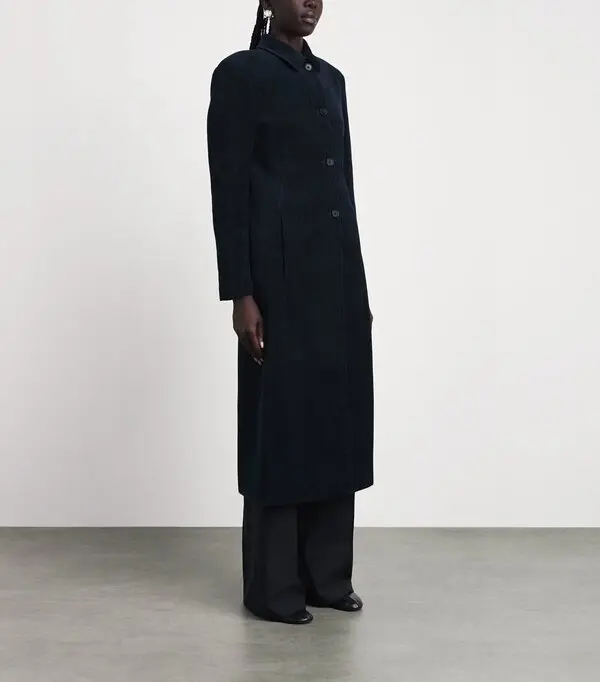 JIL SANDER Chenille Car Coat