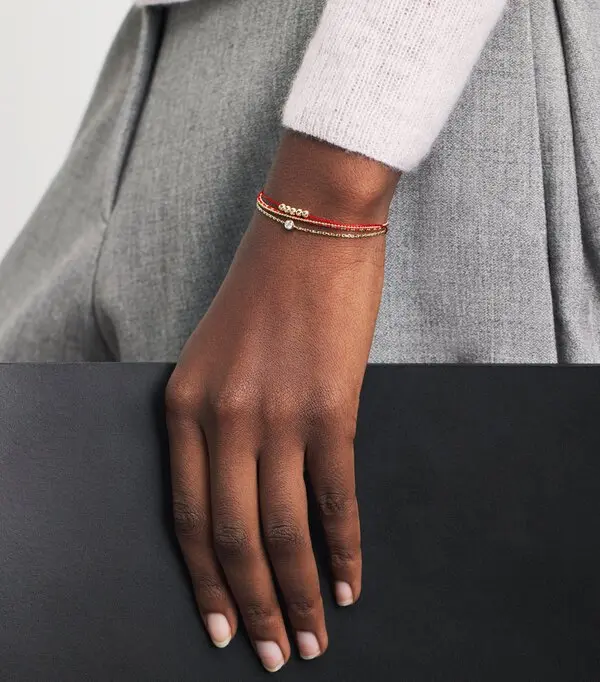 REDLINE Yellow Gold And Diamond Aurore Celeste Bracelet